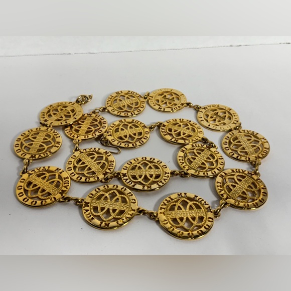 unbranded | Accessories | Gold Chain Coins Made In Italy Belt | Poshmark